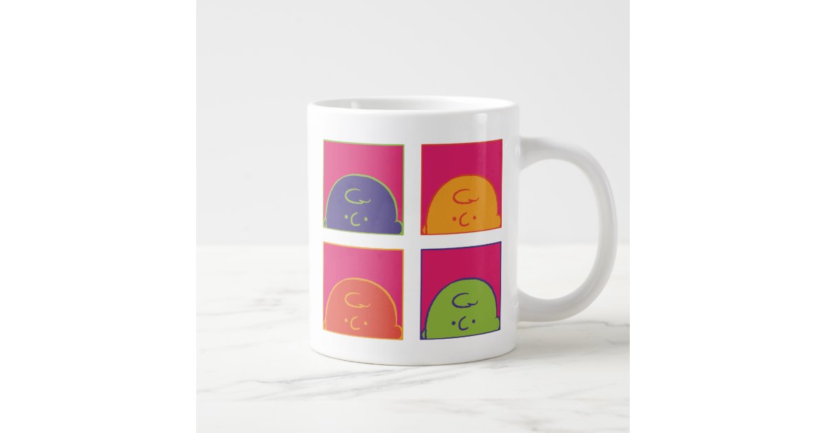 Peanuts | Modern Pop Art It's Charlie Brown Giant Coffee Mug | Zazzle
