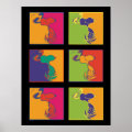 Peanuts | Modern Pop Art Snoopy Poster | Zazzle