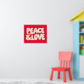 Peanuts | Peace & Love Woodstock Poster | Zazzle