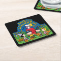 Peanuts | Peanuts Halloween Square Paper Coaster | Zazzle