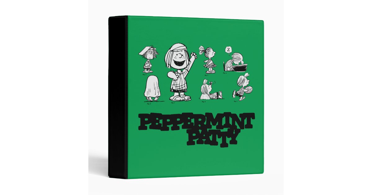 Peanuts | Peppermint Patty 3 Ring Binder | Zazzle