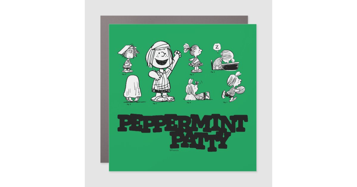 Peanuts | Peppermint Patty Car Magnet | Zazzle