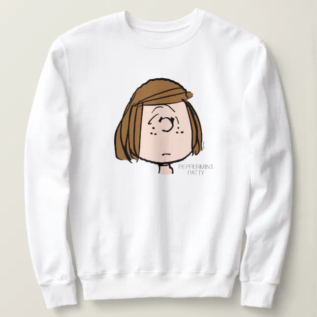 Peanuts | Peppermint Patty Confused Face Sweatshirt | Zazzle