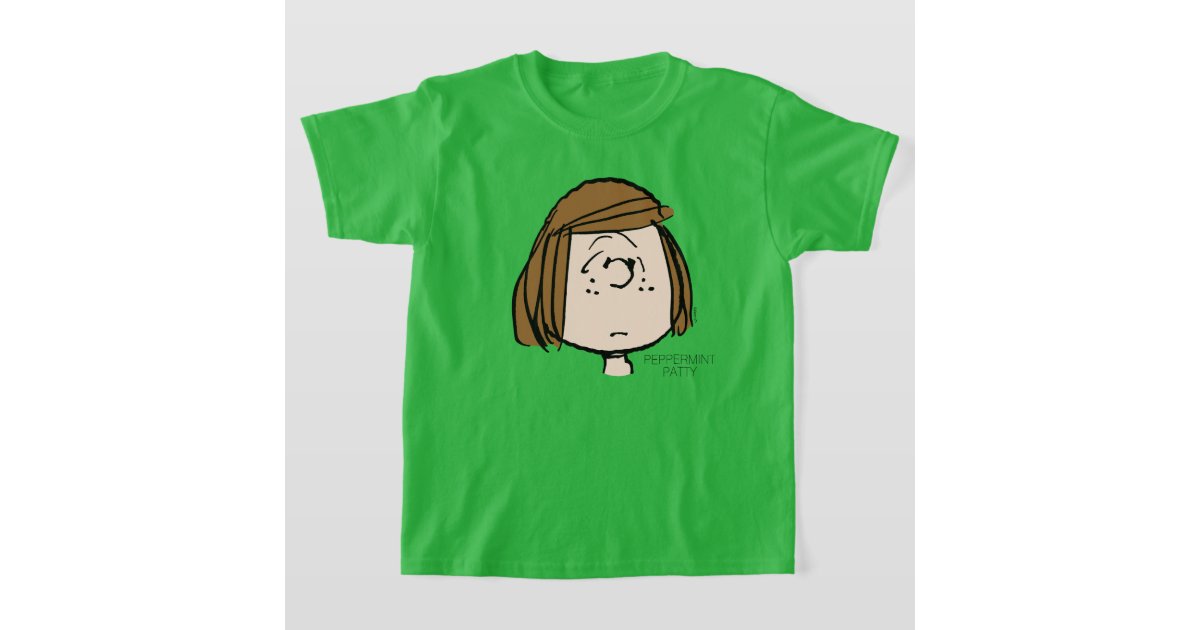Peanuts | Peppermint Patty Confused Face T-Shirt | Zazzle