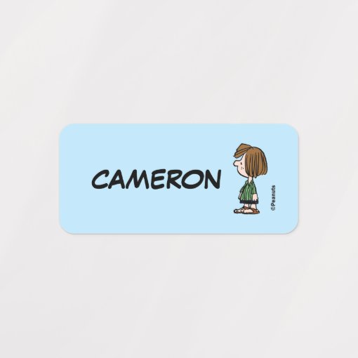 Peanuts | Peppermint Patty Kids' Labels | Zazzle