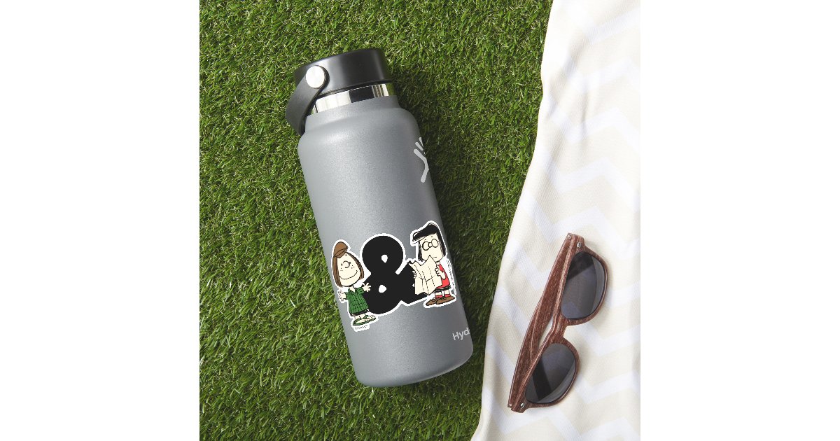 Peanuts | Peppermint Patty & Marcie Sticker | Zazzle