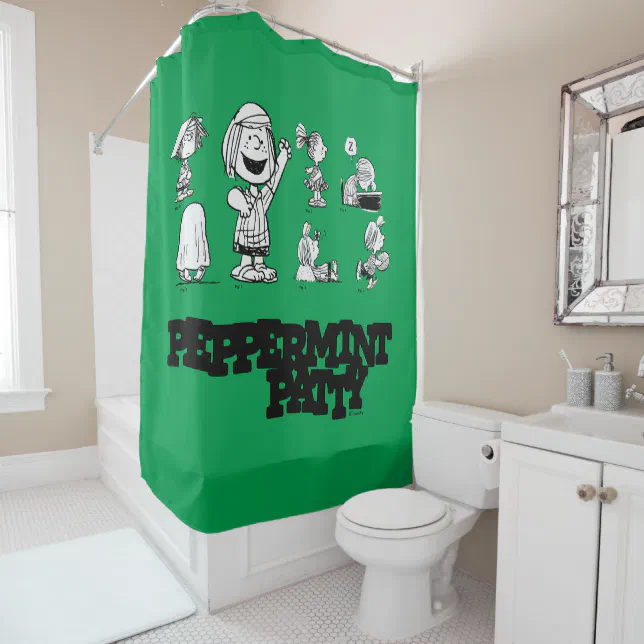 Peanuts | Peppermint Patty Shower Curtain | Zazzle