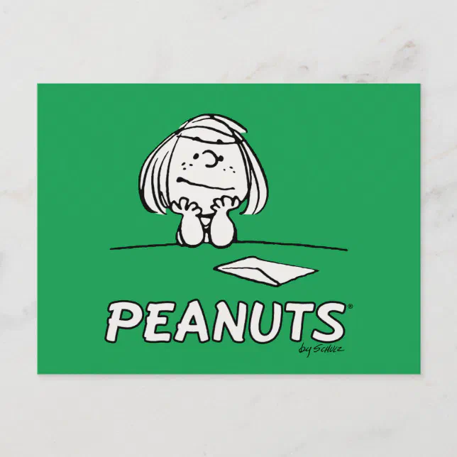 Peanuts | Peppermint Patty Thoughts Postcard | Zazzle