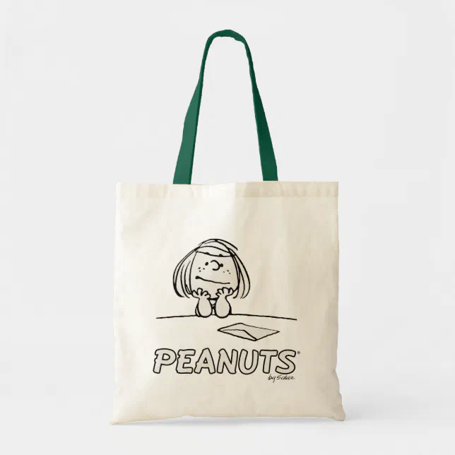 Peanuts | Peppermint Patty Thoughts Tote Bag | Zazzle