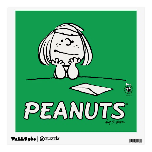 Peanuts | Peppermint Patty Thoughts Wall Decal | Zazzle