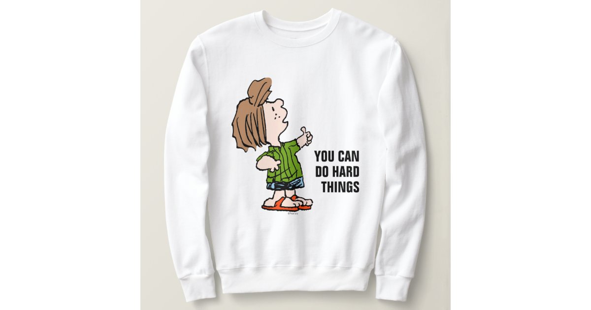 Peanuts | Peppermint Patty Thumbs Up Sweatshirt | Zazzle