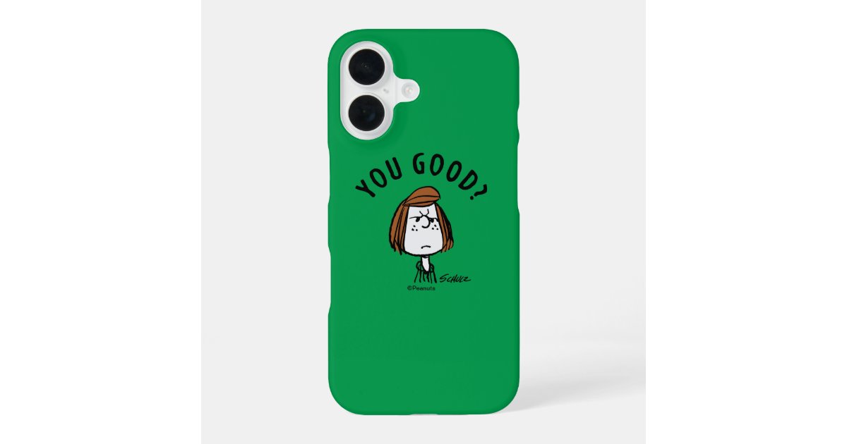 Peanuts | Peppermint Patty You Good? iPhone Case | Zazzle