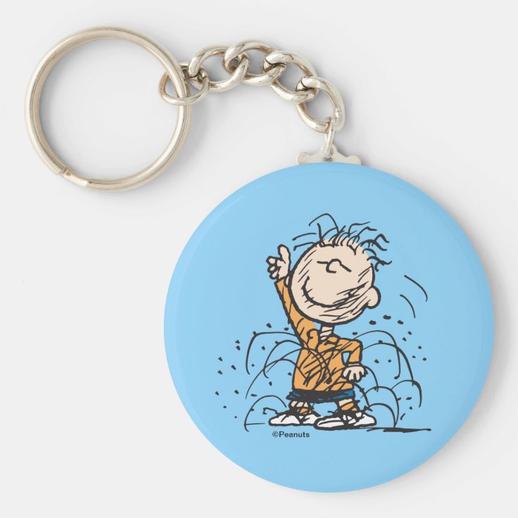 Peanuts | Pigpen Dancing Keychain | Zazzle