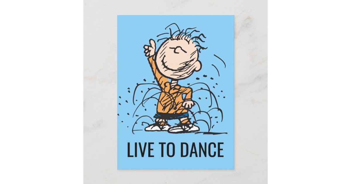 Peanuts | Pigpen Dancing Postcard | Zazzle