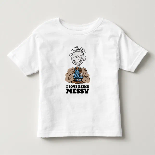Peanuts | Pigpen The World Needs Messy People! Toddler T-shirt | Zazzle