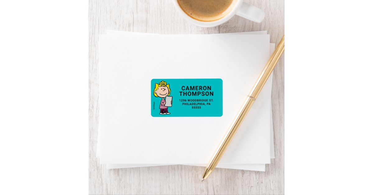 Peanuts | Sally Label | Zazzle