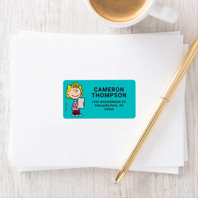 Peanuts | Sally Label | Zazzle