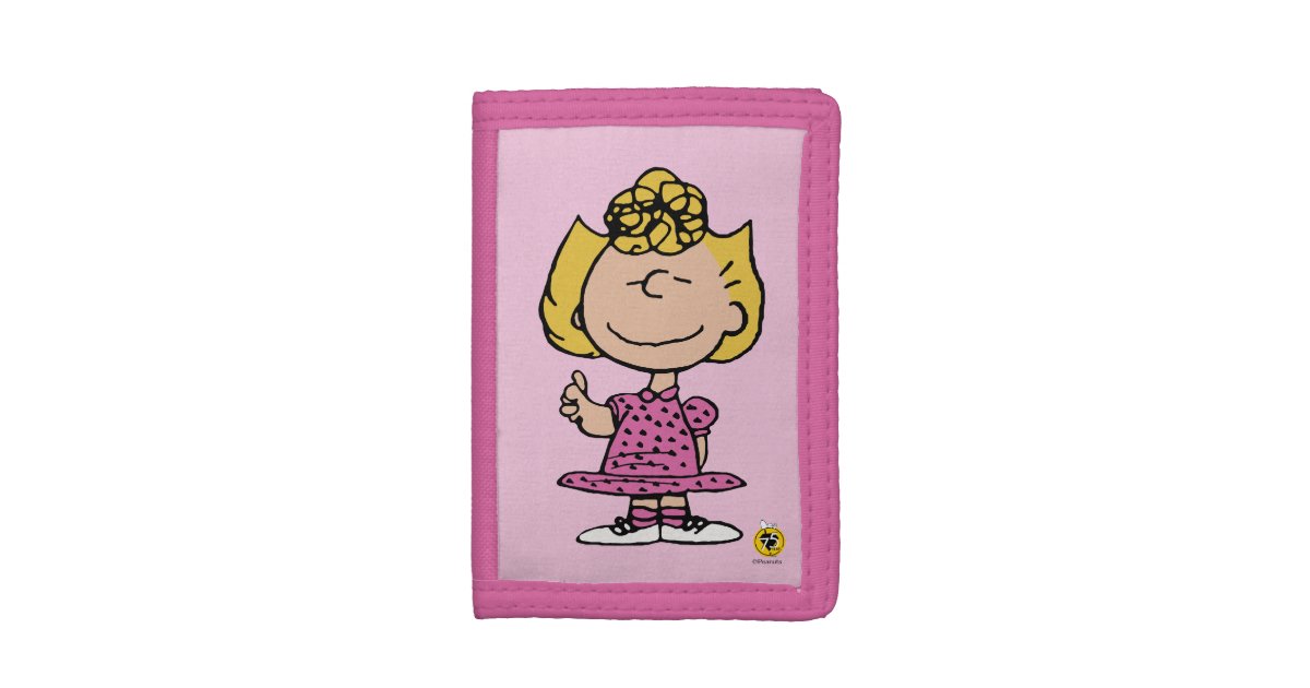 Peanuts | Sally Super Smile Trifold Wallet | Zazzle