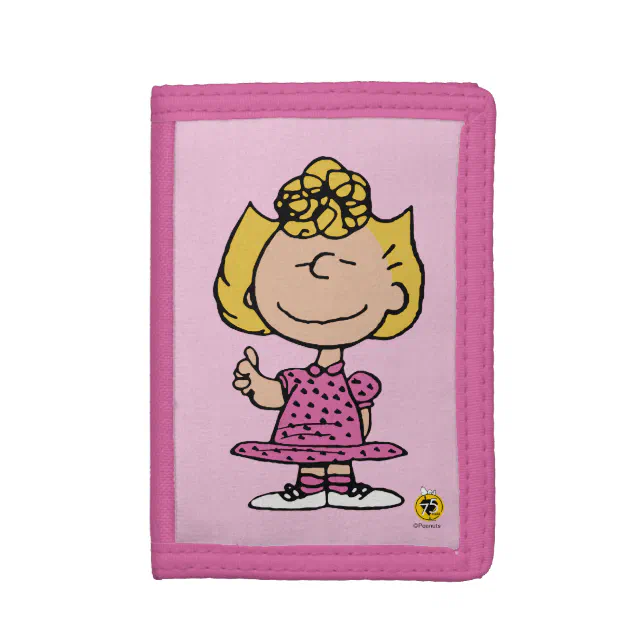Peanuts | Sally Super Smile Trifold Wallet | Zazzle
