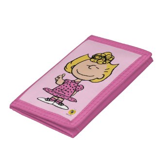 Peanuts | Sally Super Smile Trifold Wallet | Zazzle