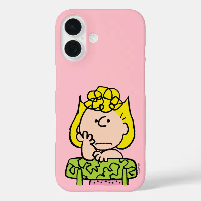 Peanuts | Sally Thinking Case-Mate iPhone Case | Zazzle