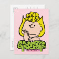 Peanuts | Sally Thinking Postcard | Zazzle