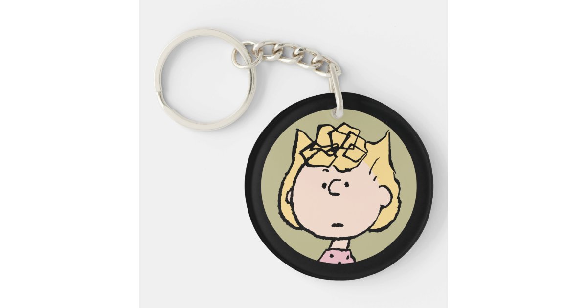 Peanuts | Sally's Faces Keychain | Zazzle