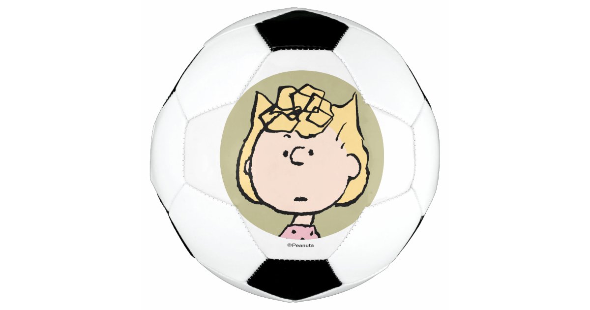 Peanuts | Sally's Faces Soccer Ball | Zazzle