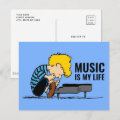Peanuts | Schroeder Postcard | Zazzle