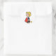 Peanuts | Schroeder Traveling Piano Classic Round Sticker | Zazzle