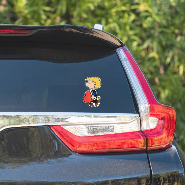 Peanuts | Schroeder Traveling Piano Sticker | Zazzle