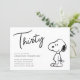 Peanuts Snoopy - 30th Birthday Invitation | Zazzle