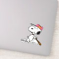 Peanuts | Snoopy at Bat Sticker | Zazzle