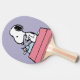 Peanuts | Snoopy at the Typewriter 2 Ping Pong Paddle | Zazzle