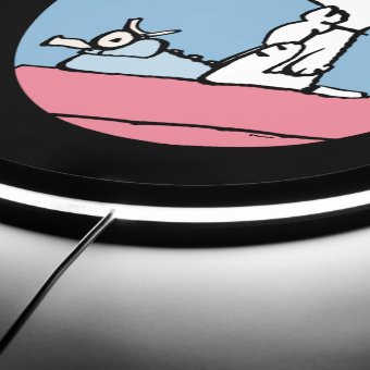 Peanuts | Snoopy at the Typewriter LED Sign | Zazzle