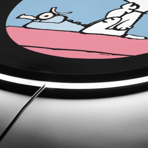 Peanuts | Snoopy at the Typewriter LED Sign | Zazzle