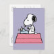 Peanuts | Snoopy at the Typewriter Postcard | Zazzle