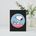 Peanuts | Snoopy at the Typewriter Postcard | Zazzle