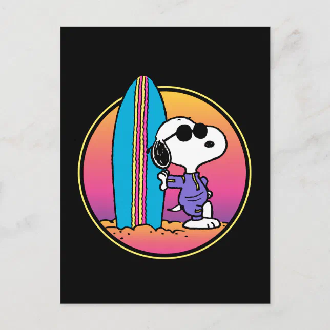 Peanuts | Snoopy Beach Beagle Postcard | Zazzle