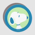 Peanuts | Snoopy Blue Deco Dreams Car Magnet | Zazzle