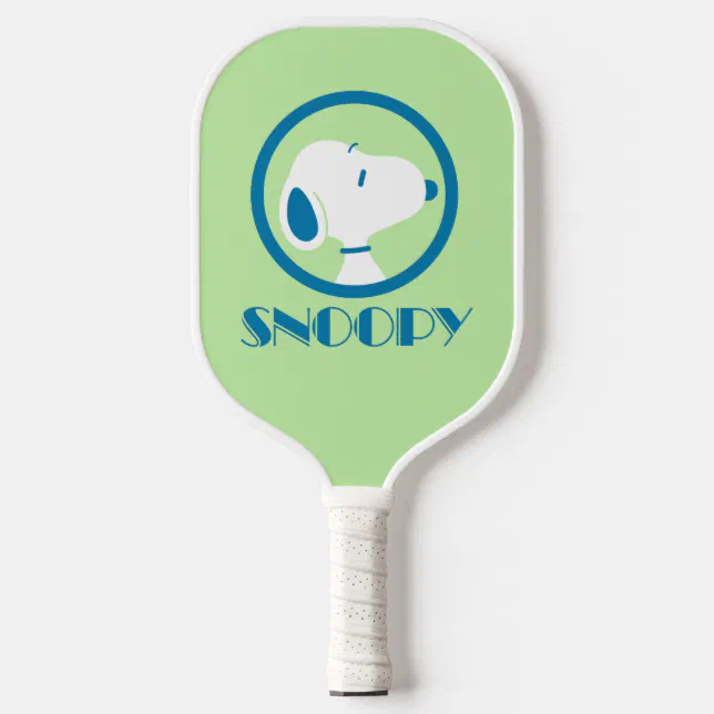 Peanuts | Snoopy Blue Deco Dreams Pickleball Paddle | Zazzle