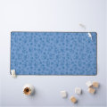 Peanuts | Snoopy Blue Space Astronaut Pattern Desk Mat | Zazzle