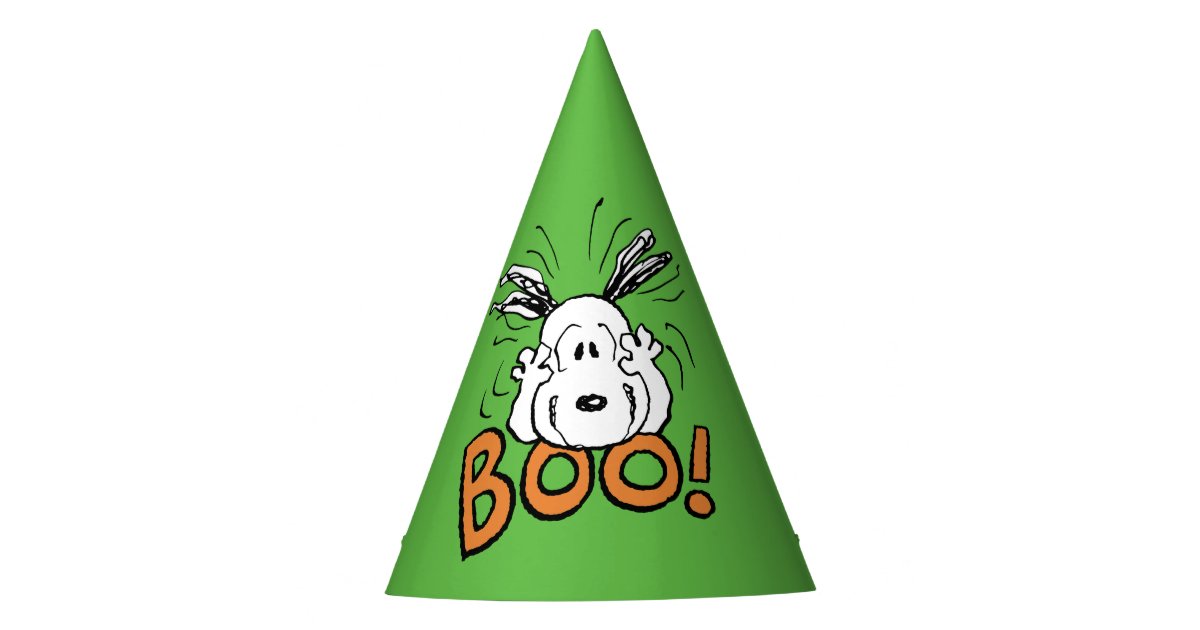 Peanuts | Snoopy Boo Party Hat | Zazzle