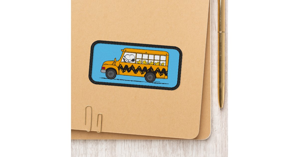 Peanuts | Snoopy Bus Driver Patch | Zazzle