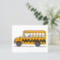 Peanuts | Snoopy Bus Driver Postcard | Zazzle