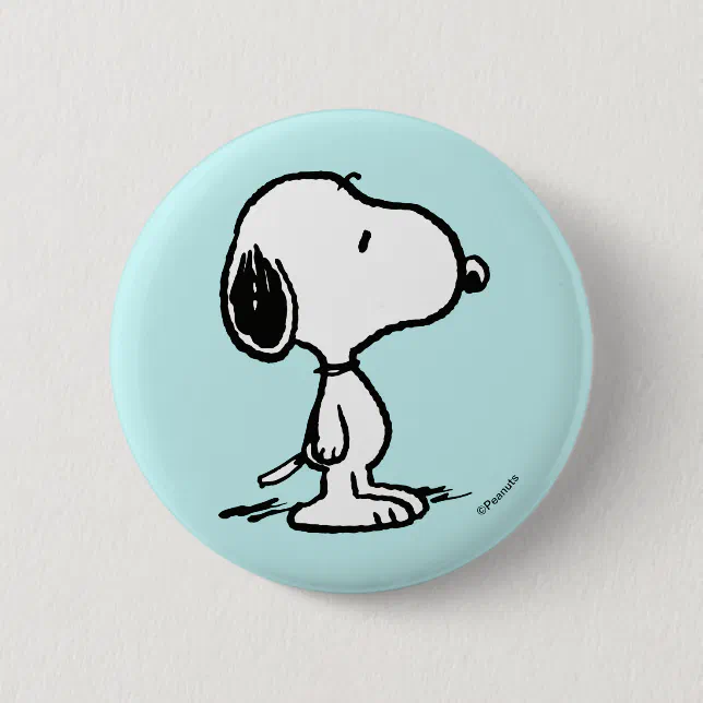 Peanuts | Snoopy Button | Zazzle