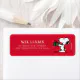 Peanuts | Snoopy Christmas Gift Giver Label | Zazzle