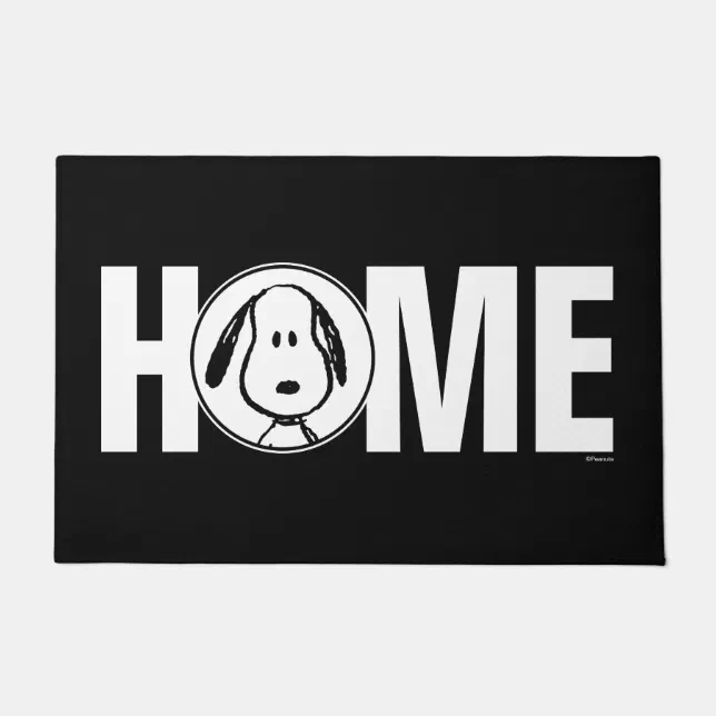 Peanuts | Snoopy Circle Doormat | Zazzle