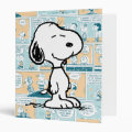 Peanuts | Snoopy Comic Pattern 3 Ring Binder | Zazzle