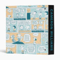 Peanuts | Snoopy Comic Pattern 3 Ring Binder | Zazzle